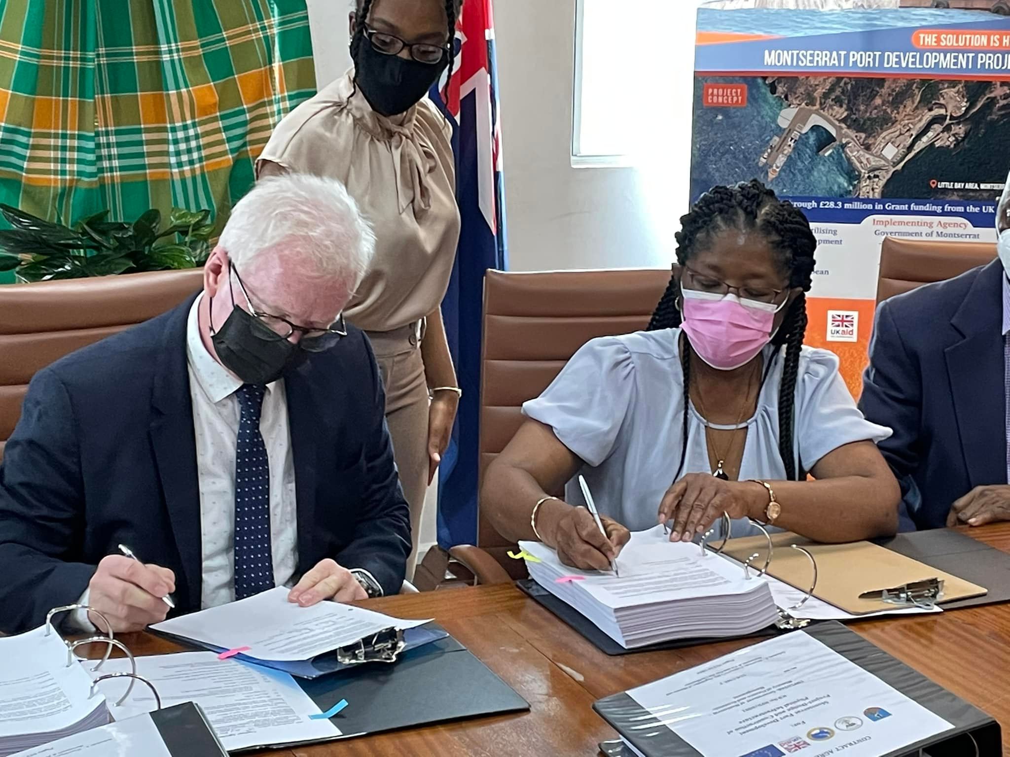 Montserrat govt signs contract to construct a port at Little Bay - WIC News